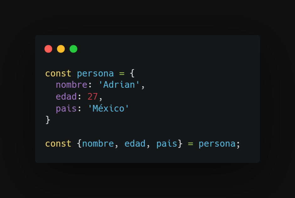 Funciones Avanzadas — Destructuring en JavaScript. | by Imadrianzamora | Medium