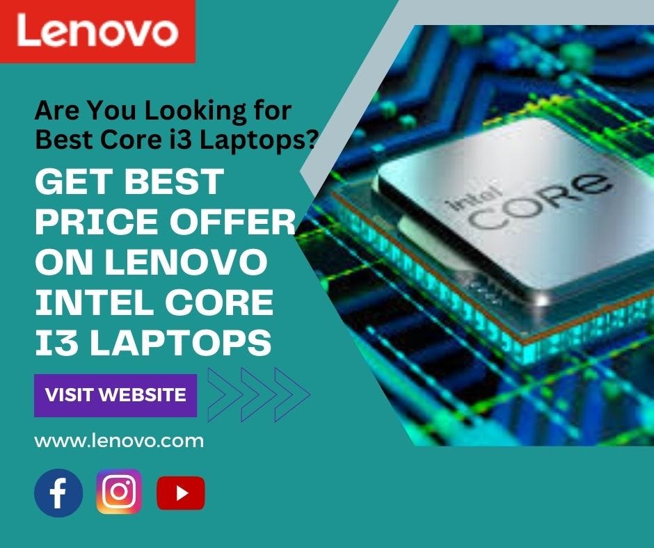 Get Best Price Offer on Lenovo Intel Core i3 Laptops - Lenovo - Medium