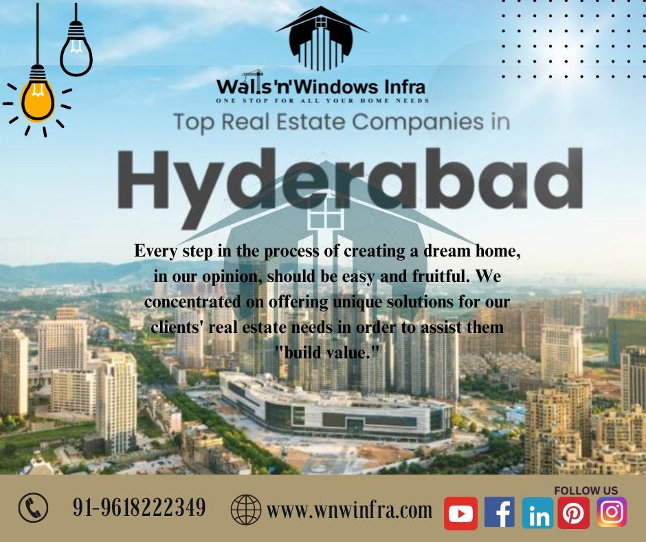 Fully Gated community in hyderabad || Walls ’n’ Windows Infra - Walls n ...