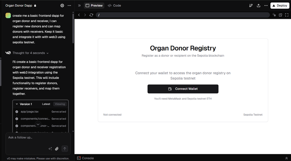 10x Development Building A Dapp Without Coding Using Ai By Anoop
