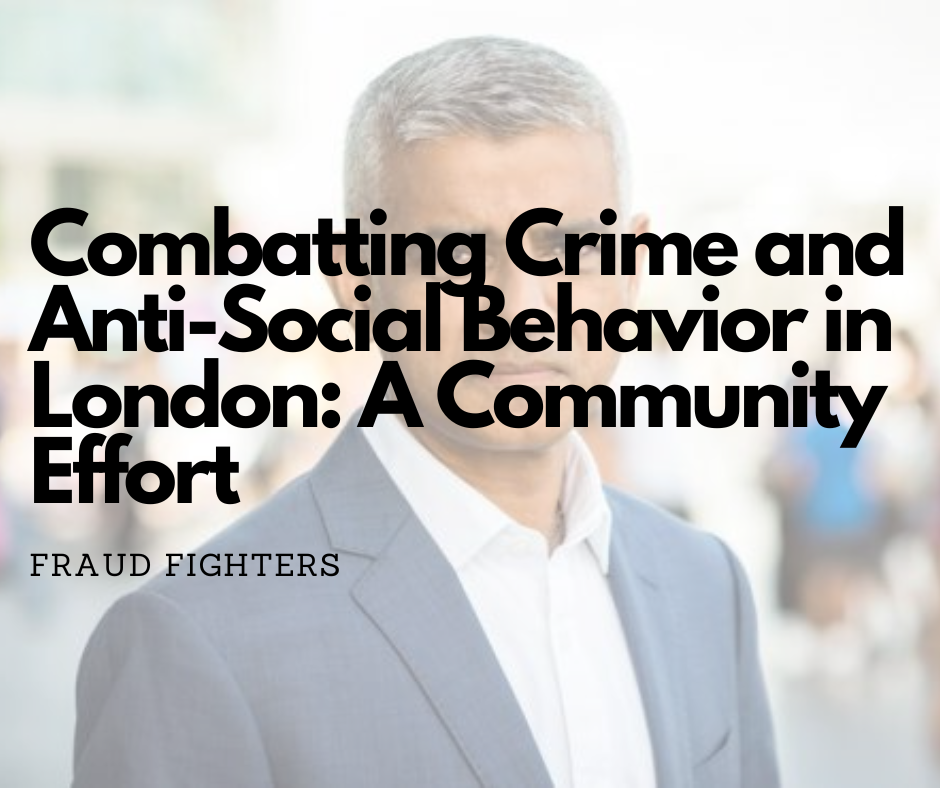 As residents of London, we are all aware of the ongoing problem of ...