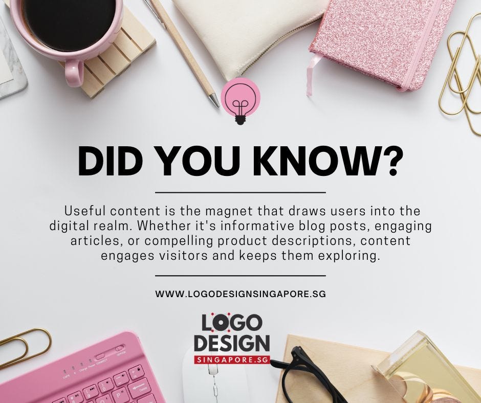 The Power of Useful Content: — Logo design Singapore | by Logo Design ...