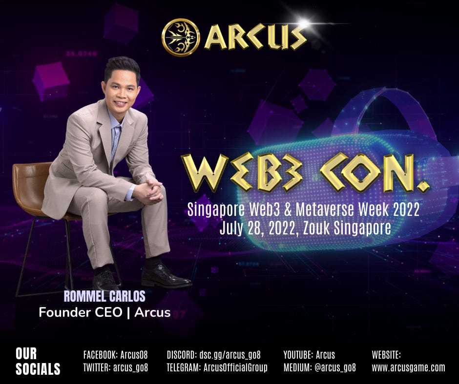 ARCUS CEO @ Web3. Con. Singapore - Ica Merlin - Medium