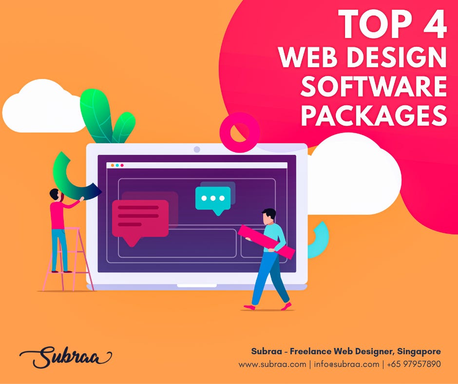 List of top 4 Web Design Software | by subraa Design | Medium