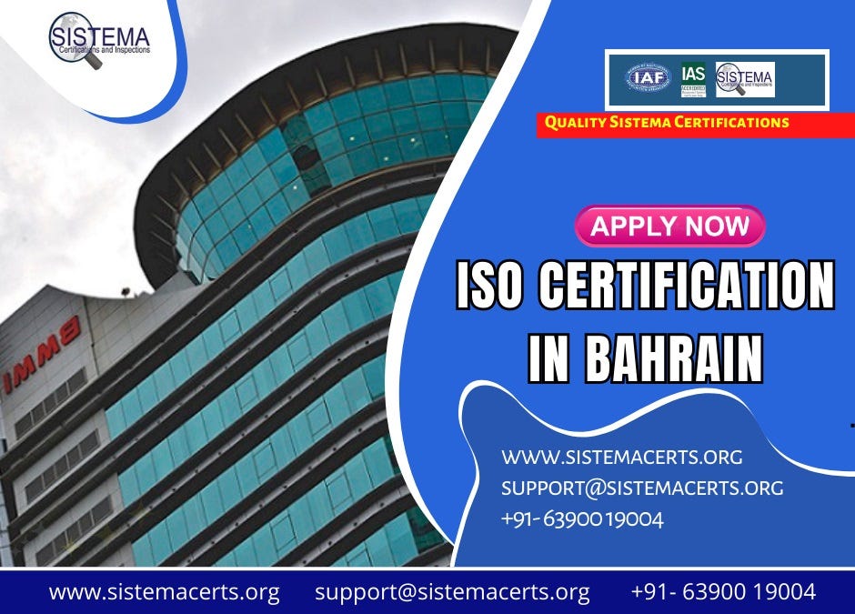 How Do I Get ISO Certification in Bahrain? - Sistemacert - Medium