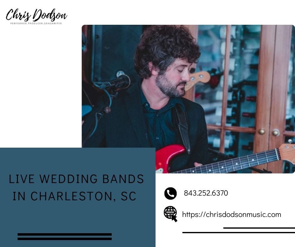 Most Talented Wedding Bands In Charleston Sc Chris Dodson Chris