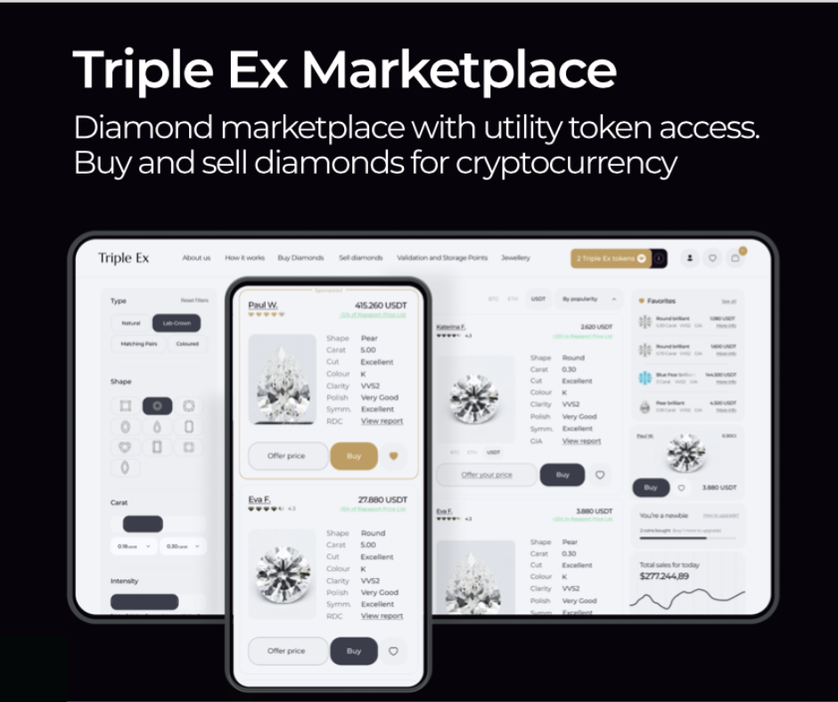 Triple Ex Marketplace. The marketplace is created for the… | by Stock ...
