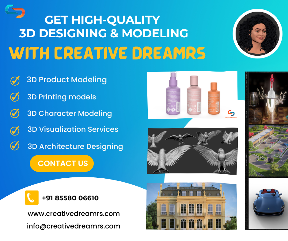 Superlative 3D Product Design Services- CREATIVE DREAMRS ...
