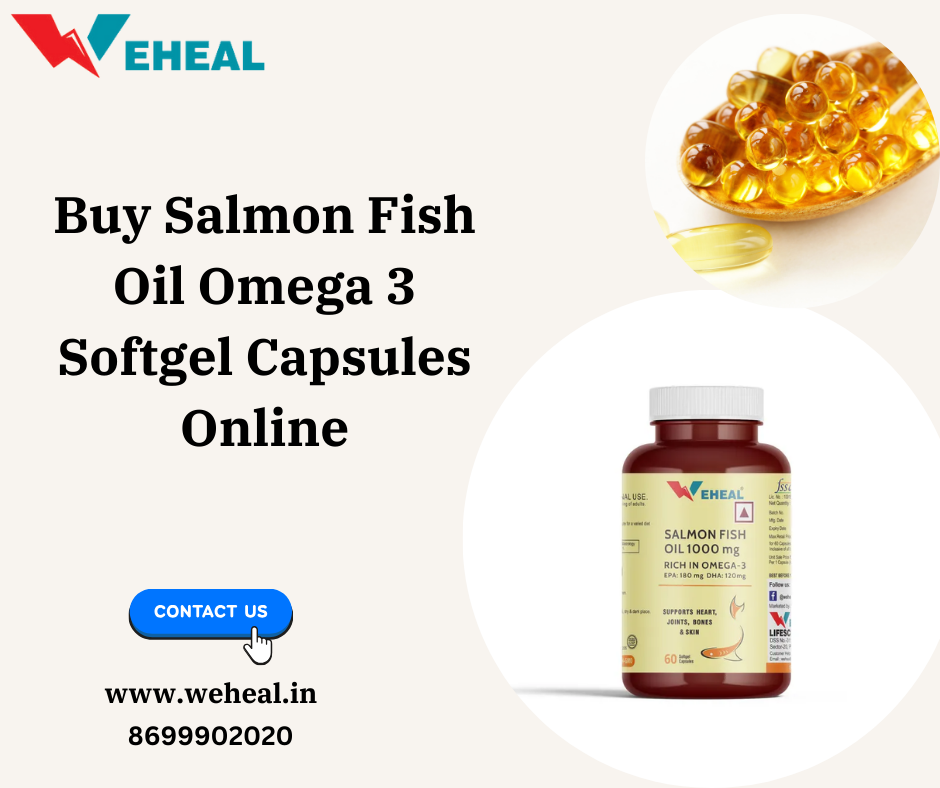 Salmon Fish Oil Omega 3 Softgel Capsules | by Weheal | Feb, 2024 | Medium