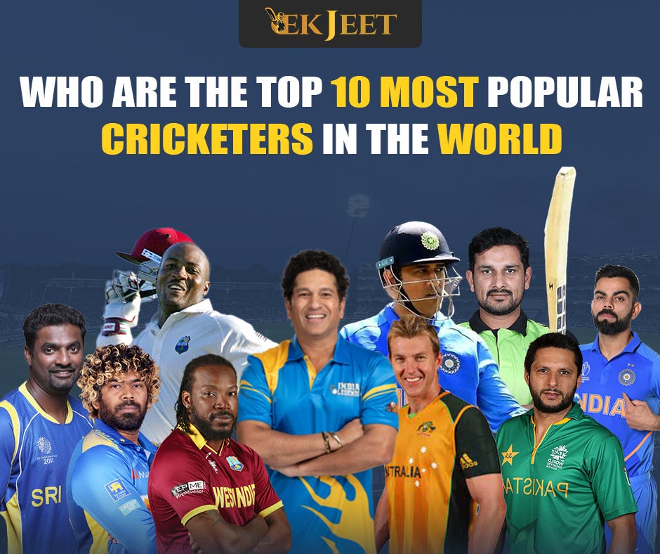 Who are the top 10 most popular cricketers in the world ...