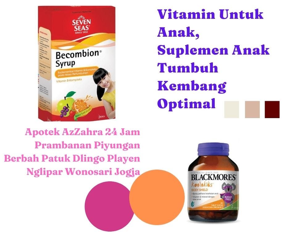 Produk Asli, Vitamin Untuk Anak, Suplemen Anak Tumbuh Kembang Optimal ...
