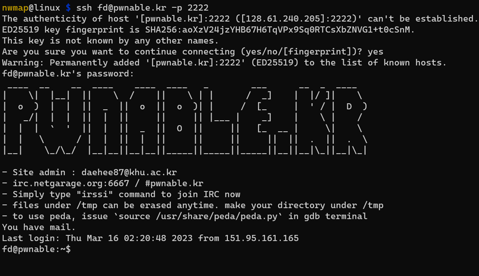 Binary Reversing Journey — Solving Pwnable.kr Challenge “fd” | by Winter_Soldiers | Medium