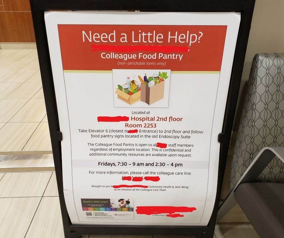 A Hospital Food Pantry - The Daily Cuppa - Medium