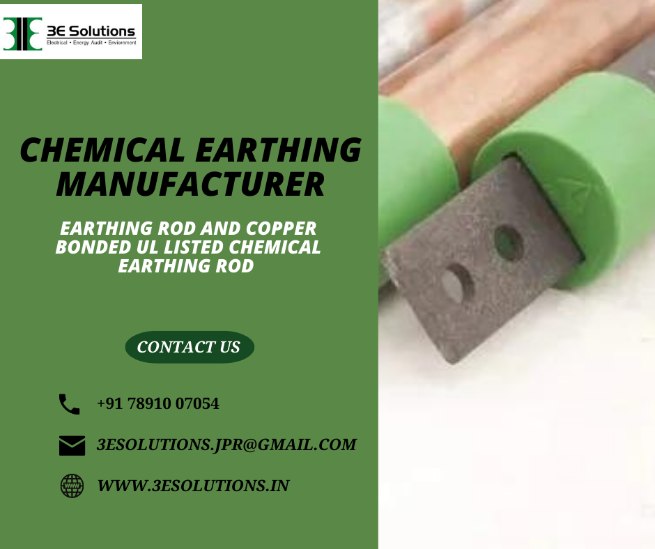 Chemical Earthing Electrode Manufacturer Price Jaipur | 3E Solutions ...