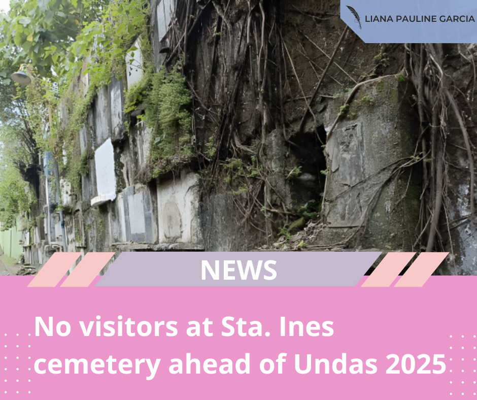 No visitors at Sta. Ines cemetery ahead of Undas 2025 | by Liana ...
