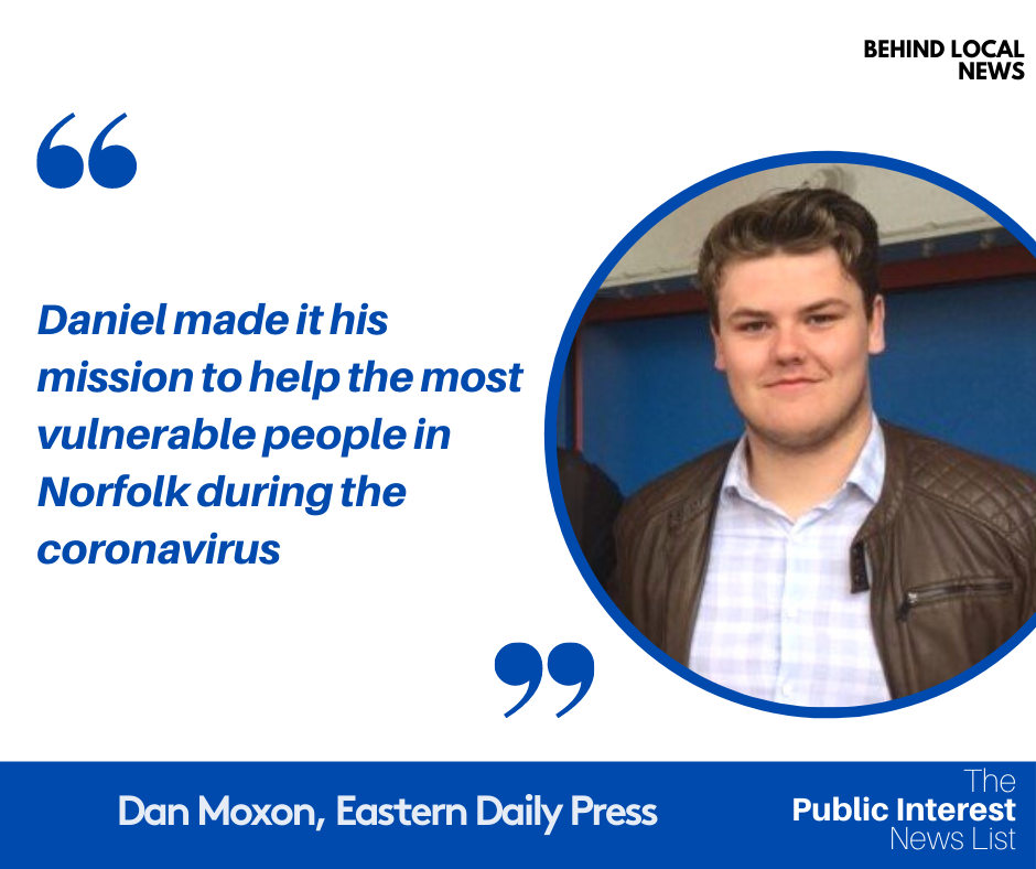 Public Interest News Journalists: 27: Daniel Moxon, Eastern Daily Press ...