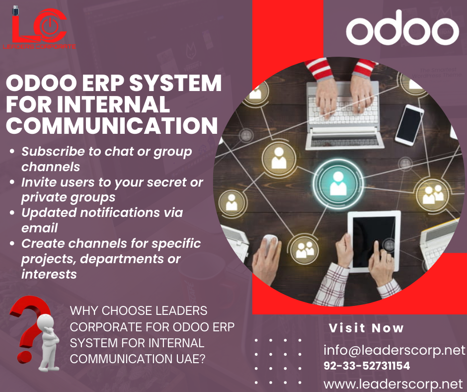 Odoo ERP System for Internal Communication | Leaders Corporate | by ...