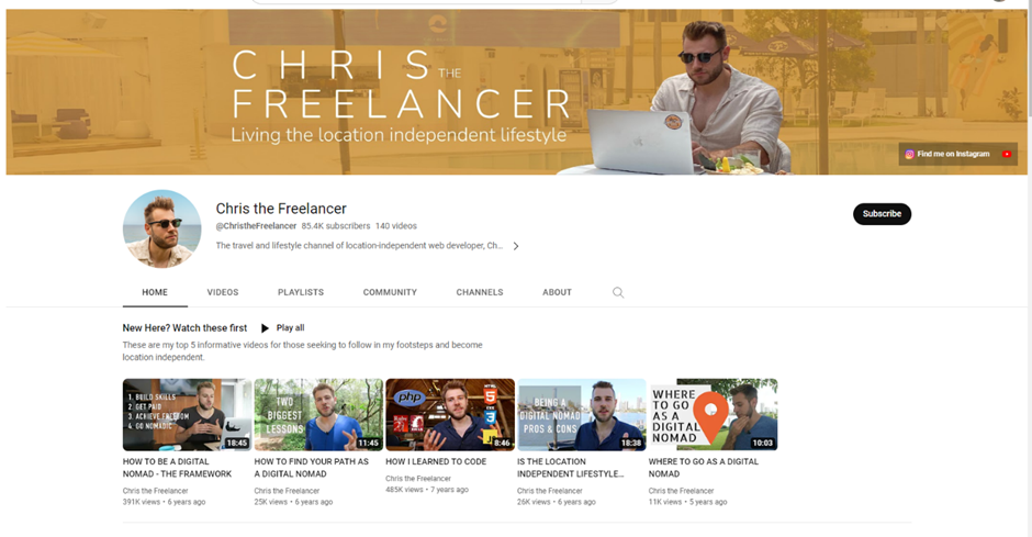 TOP 5 YOUTUBE CHANNELS FOR FREELANCERS | by Aima Areej | Medium
