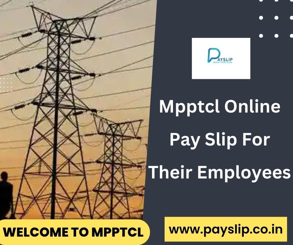 Mpptcl Online Pay Slip For Their Employees - Pay Slip - Medium