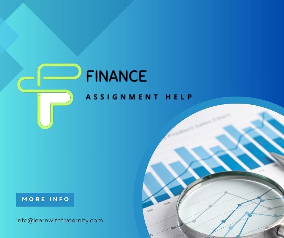 Top Finance Assignment Help Services | by Rosewatson | Oct, 2023 | Medium