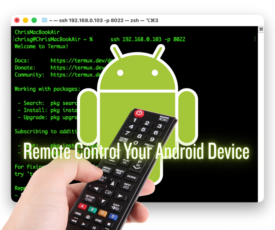 Remote Control Your Android Device | by Chris Garrett | Medium