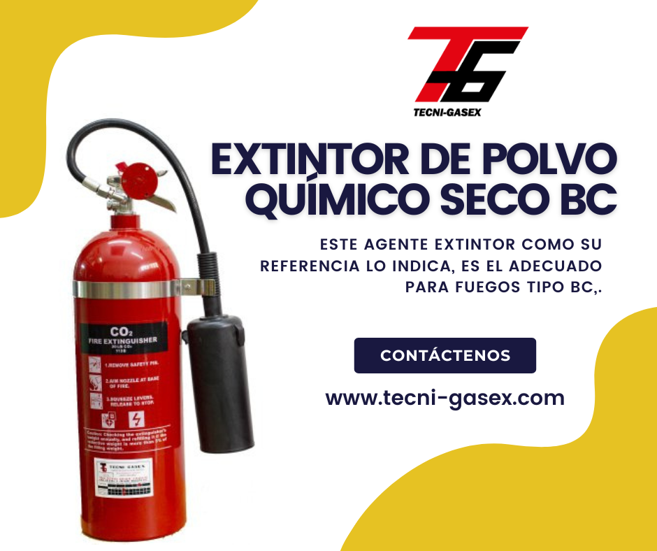 Extintor de PQS BC. — Tecni-Gasex - Tecni Gasex - Medium