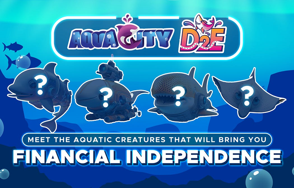 《Aquacity》D2E：结识能为您带来财务自由的海洋生物 - Aquacity - Medium