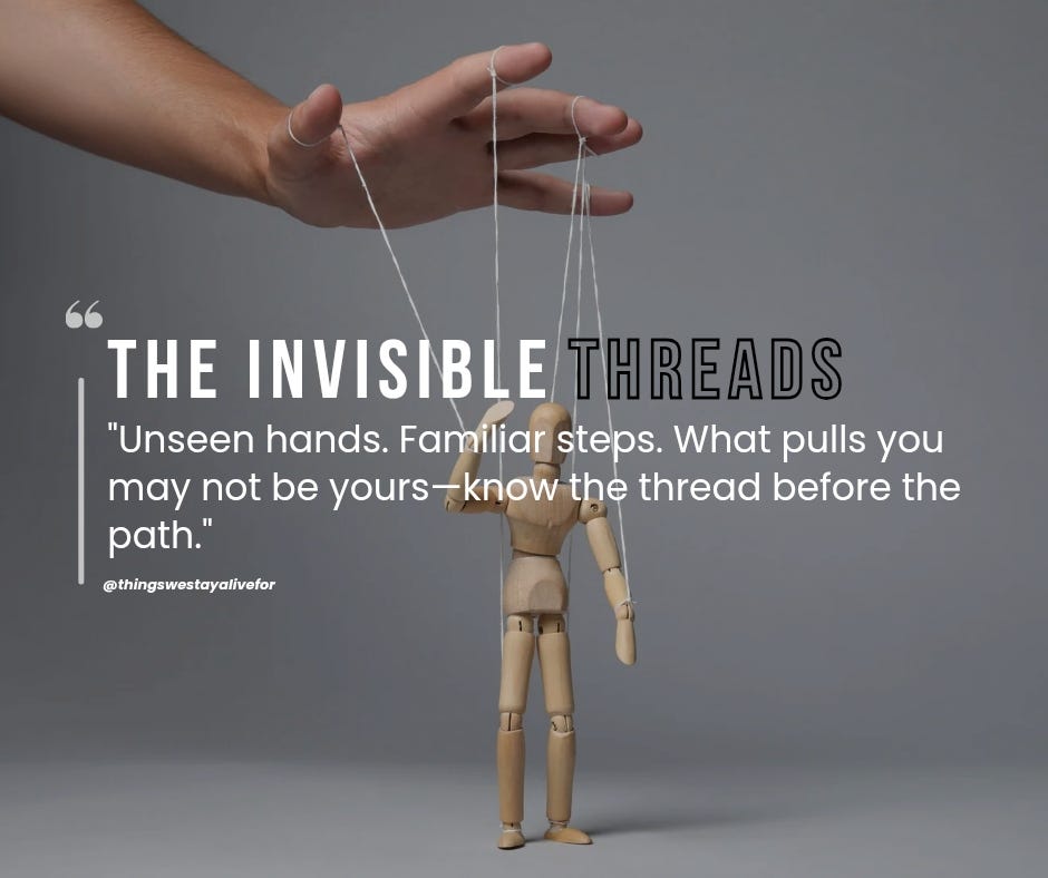 ‎THE INVISIBLE THREADS ‎ There’s something quietly fascinating about ...