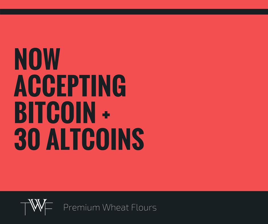 TWF Flours now accepts BITCOIN + 30 top Altcoins | by TWF Flours | TWF ...