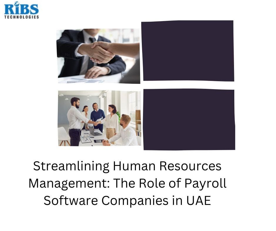 Streamlining Human Resources Management: The Role of Payroll Software Companies in UAE | by ...