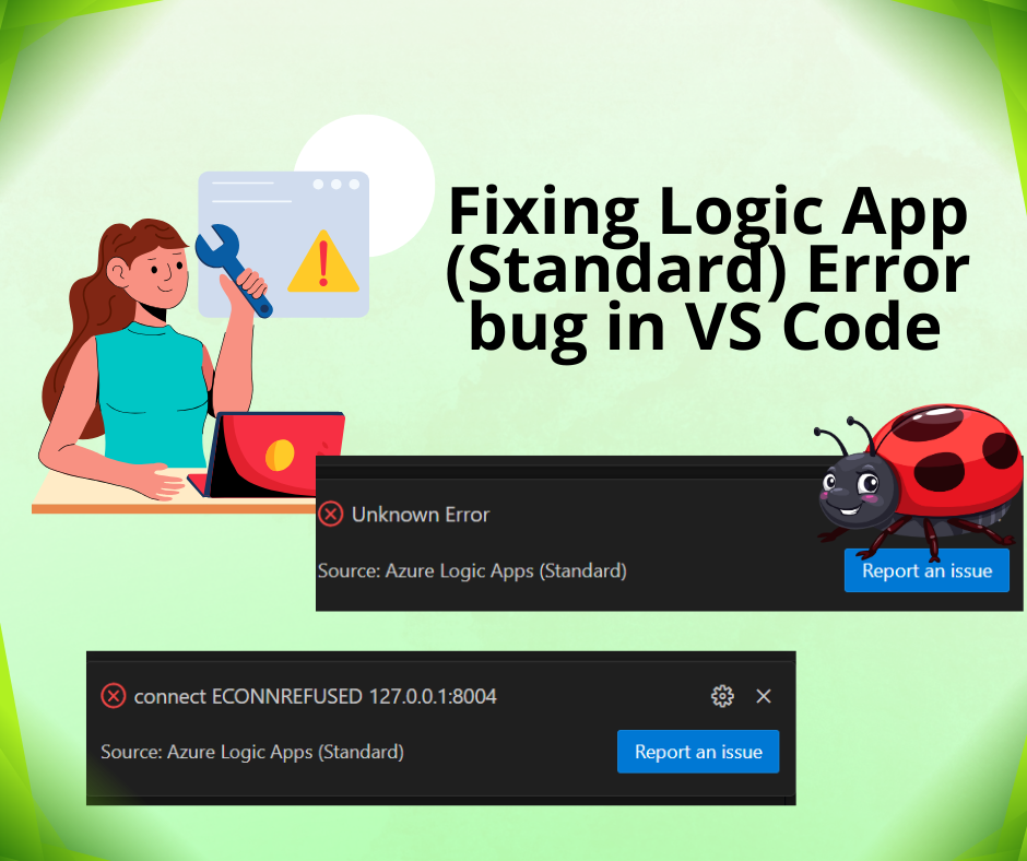 How to Fix Azure Logic App (Standard) Errors in VS Code — ENOENT ...