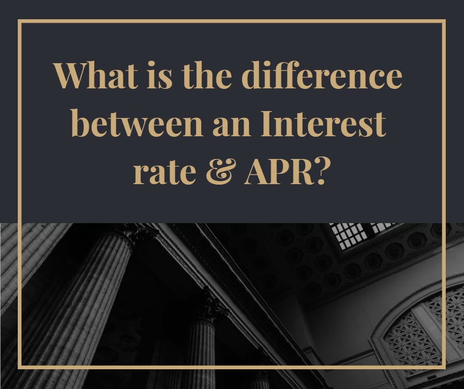 What is the difference between an Interest Rate and APR? | by Ankita ...