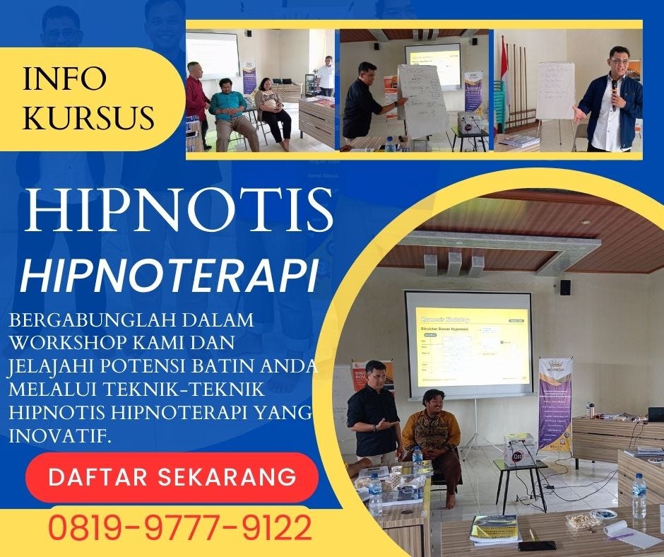 BERSERTIFIKAT, WA 0831–3000–0564, Info, Bekasi - Pusat Belajar Hipnotis Hipnoterapi - Medium