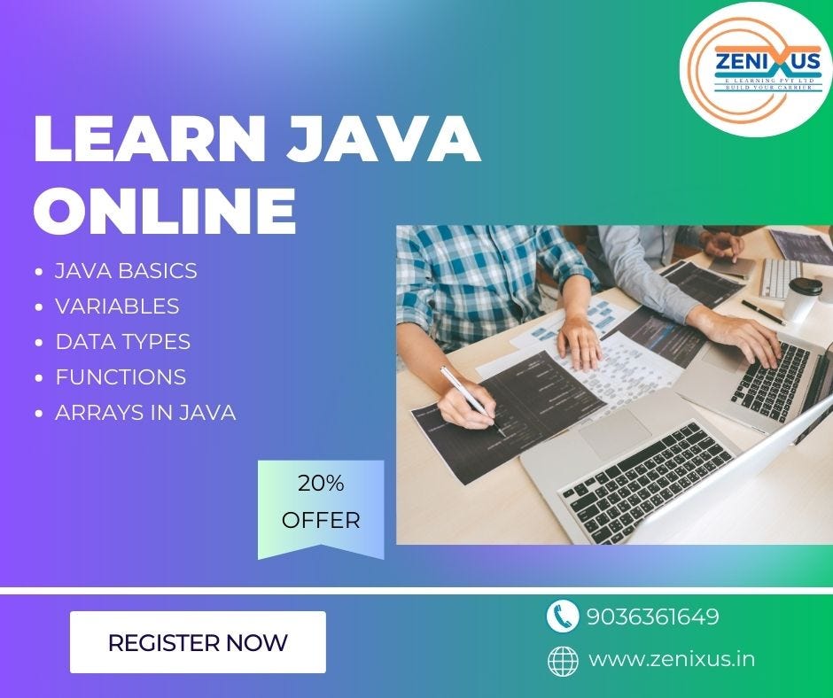 Java Course - Zenixus E-Learning - Medium