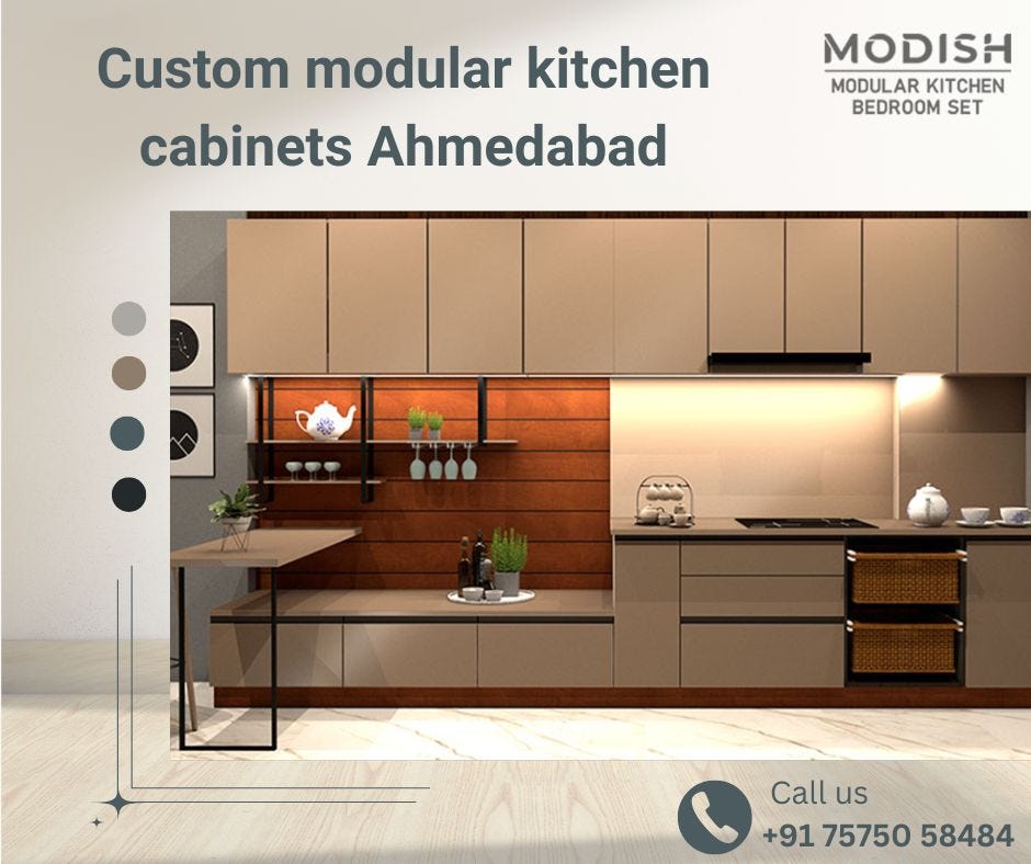 Custom modular kitchen cabinets Ahmedabad | by Modish Modular Kitchen ...