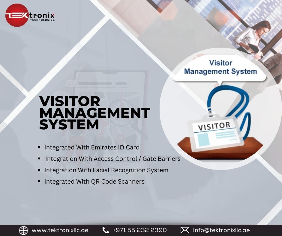 Smart Visitor Management Systems With Ai Integration With Tektronix Technologies In Riyadh