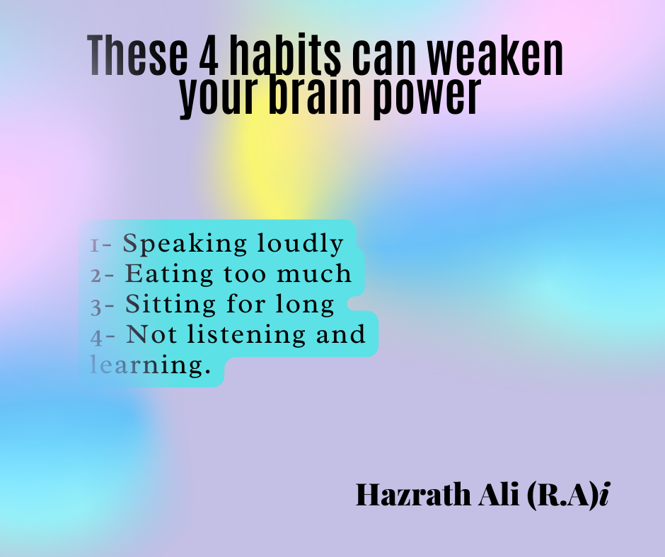 These 4 habits can make your brain weak | by farahnaaz | The Orange ...