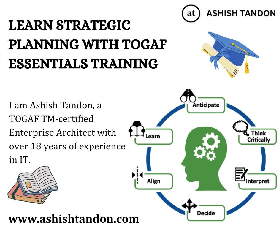 Learn Strategic Planning with Togaf Essentials Training - Ashish Tandon - Medium