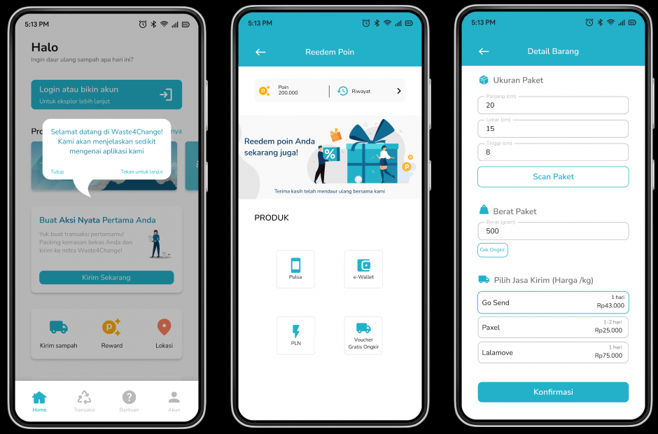 Waste4Change: a UI/UX case study. Have you ever seen those recycling ...