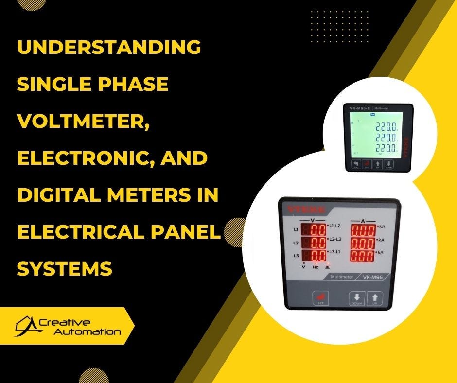 Understanding Single Phase Voltmeter, Electronic, and Digital Meters in ...