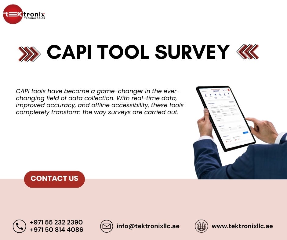 Maximizing Insights: CAPI Tool Surveys in the UAE | by Tekhabeeb | Medium