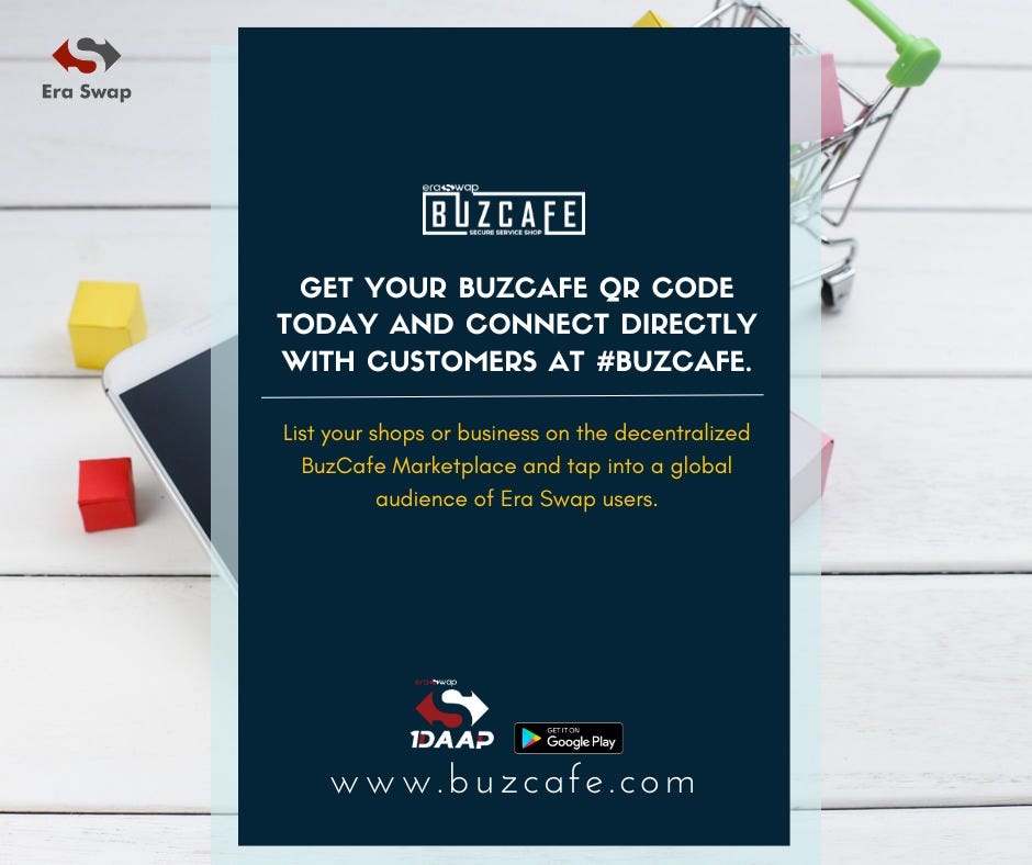 Get your BuzCafe QR Code today and connect directly with customers at # ...