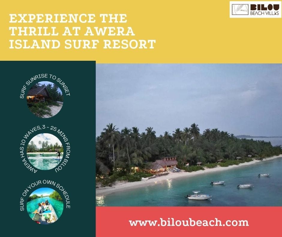 Experience the Thrill at Awera Island Surf Resort - Bilou Beach - Medium