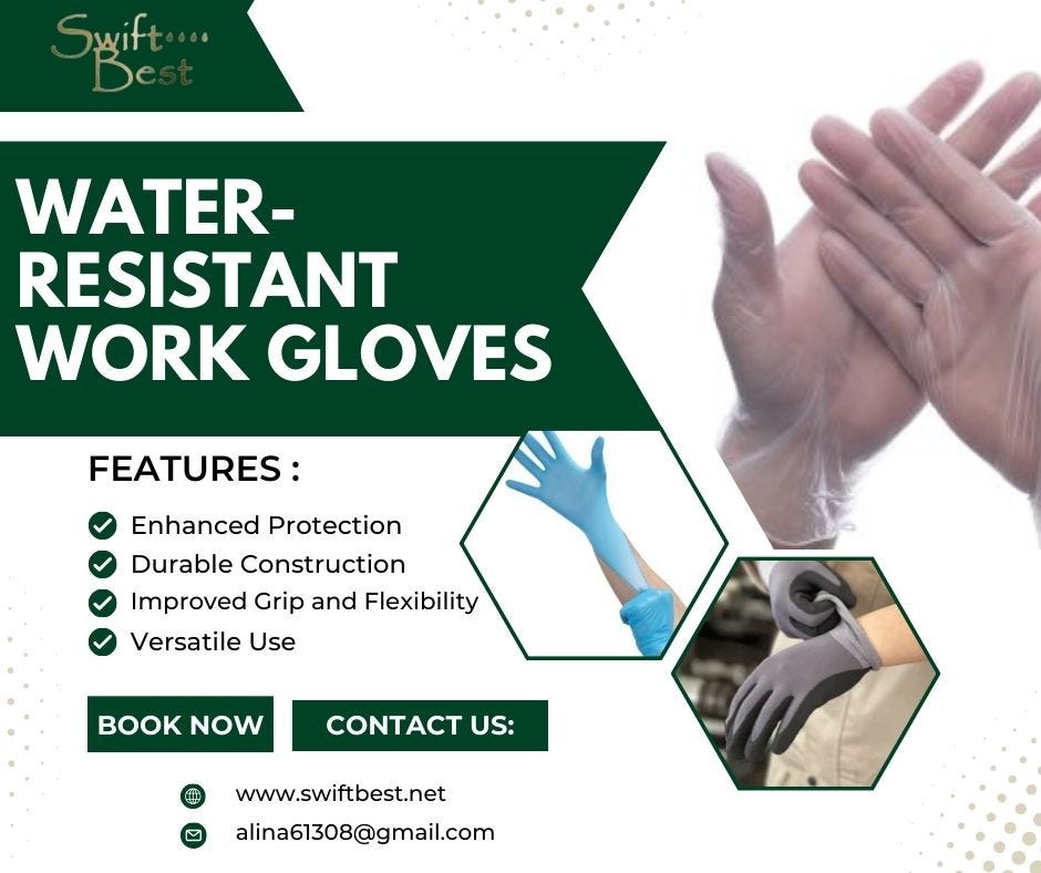 Water-Resistant Work Gloves Keep Your Hands Dry and Safe - Swiftbest ...