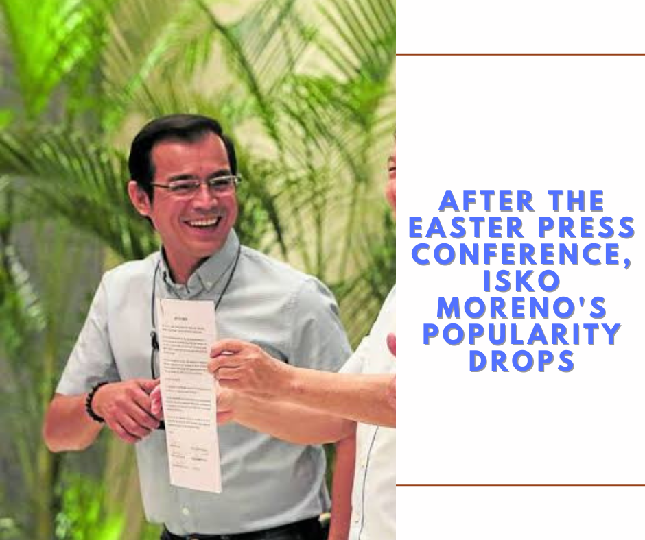 After the Easter press conference, Isko Moreno’s popularity drops | by ...