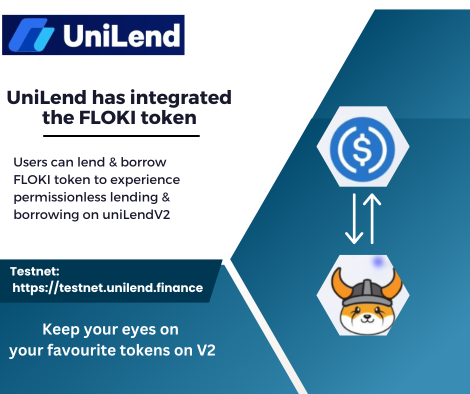 FLOKI/USDC pool is now Live on UniLend V2 - Yatendra - Medium