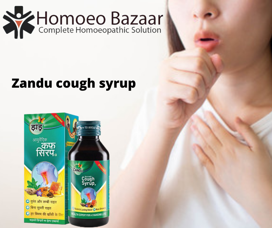 Zandu cough syrup - Homoeo Bazaar - Medium