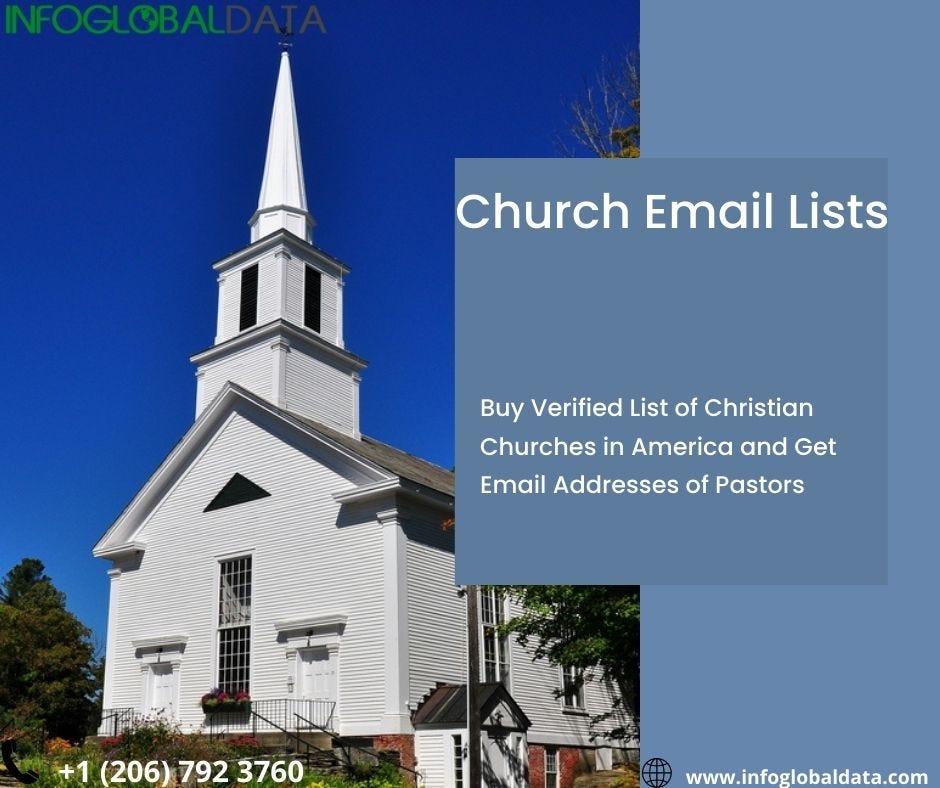 Church Email Lists. Purchase InfoGlobalData’s list of… | by InfoGlobalData | Medium