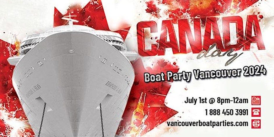 Canada Day Boat Party Vancouver 2024 | Two Dance Floors | Hip Hop x EDM - Harry Ajax - Medium