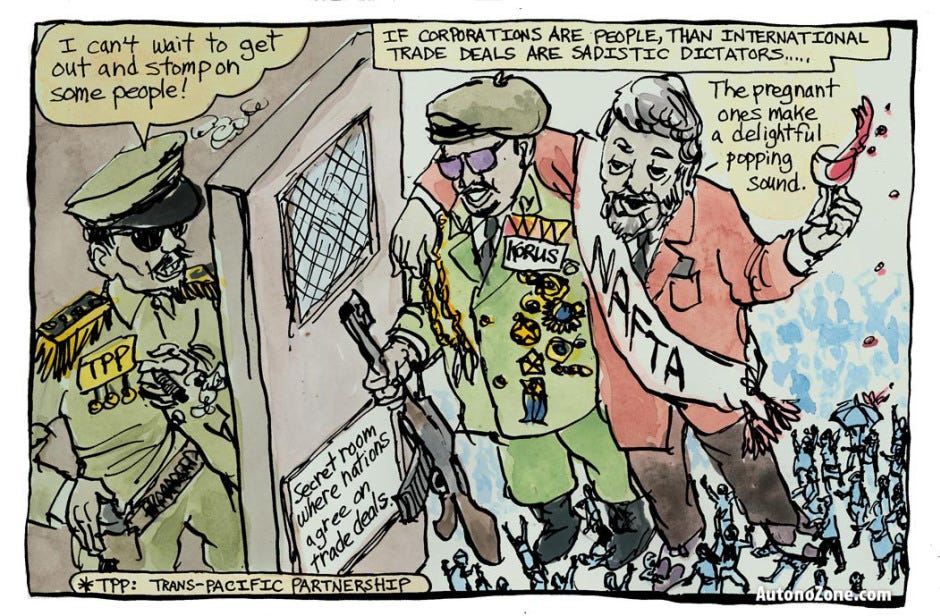 Partnership Political Cartoon